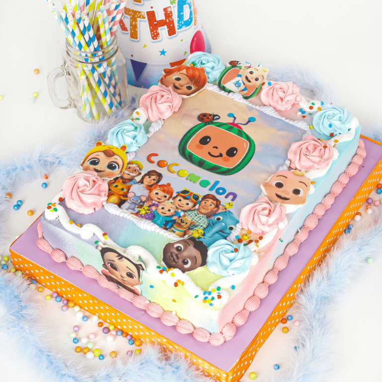 Cocomelon Rectangle Cake | Delightful and Delicious Treat