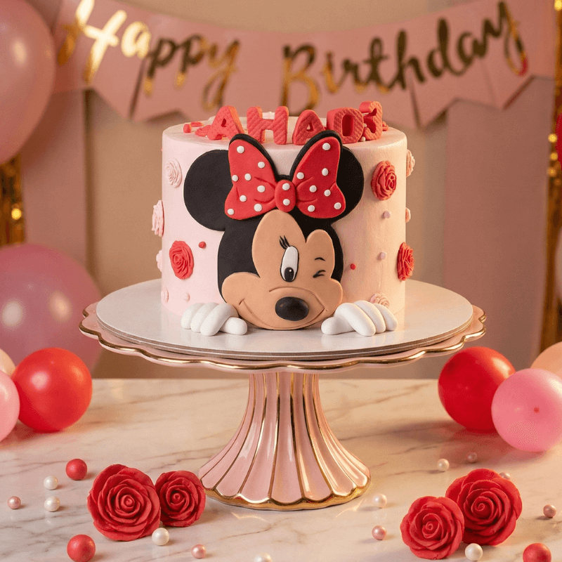 Charming Mini Mouse Girl Cake | Order from Isfahan Sweets