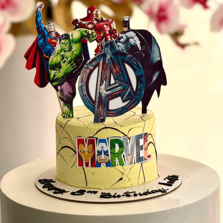 Marvel Avengers Cake - Grab at an Unbeatable 3.9 OMR Price