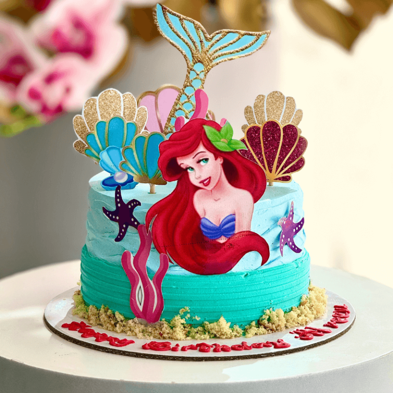 Mermaid Girl Cake - Dive into Enchanting Delight at 3.9 OMR!
